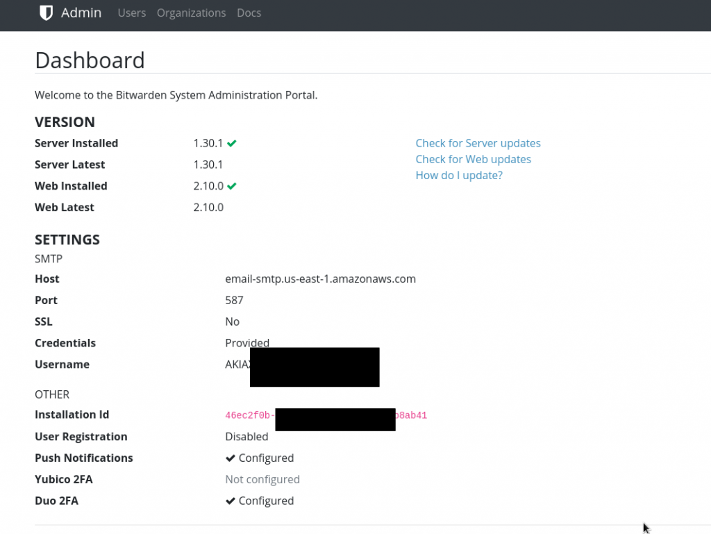 Bitwarden: an organization’s password manager self-hosted version ...