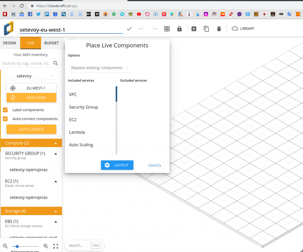 AWS: CloudCraft – an existing infrastructure’s map generator