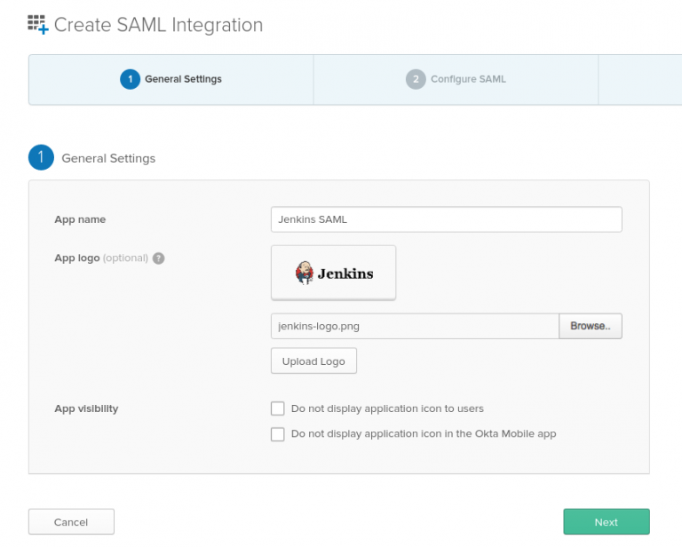 Jenkins: SAML Authentication with Okta SSO and users groups
