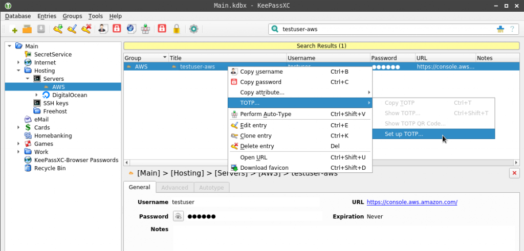 Keepass An Mfa Totp Codes A Browsers Passwords Ssh Keys Passwords Storage Configuration And
