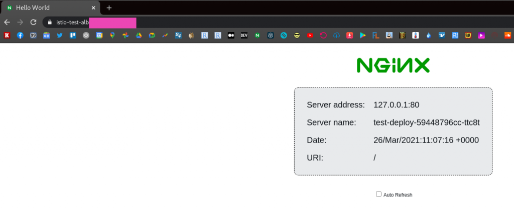 Istio: external AWS Application LoadBalancer and Istio Ingress Gateway Istio: external AWS Application LoadBalancer and Istio Ingress Gateway