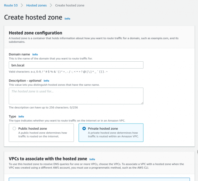AWS: Route53 Private Hosted Zones — hiding domains from the Internet