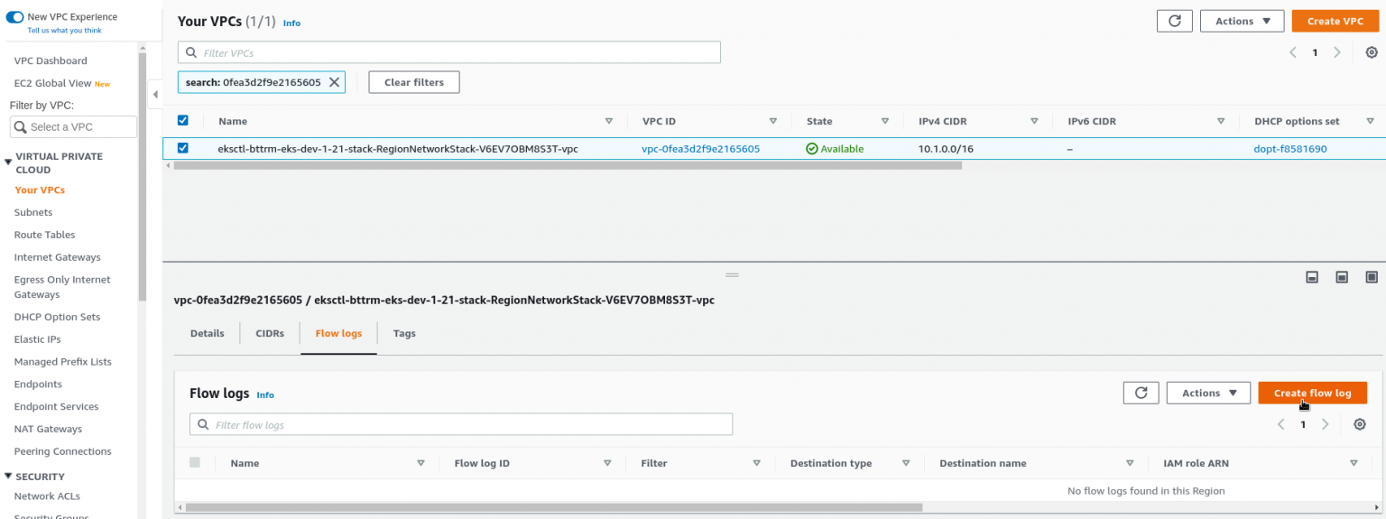 AWS: VPC Flow Logs – an overview and example with CloudWatch Logs Insights