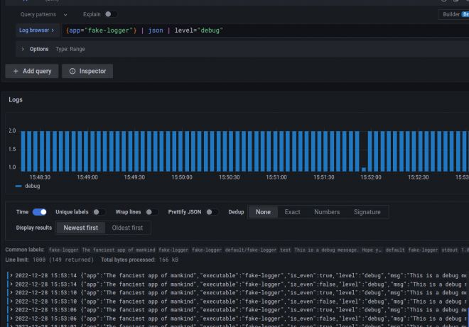 Grafana Loki: LogQL for logs and creating metrics for alerts