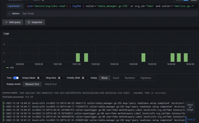 Grafana Loki: LogQL for logs and creating metrics for alerts