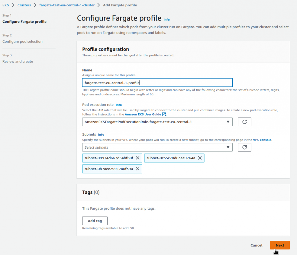 AWS: Fargate – capabilities, comparison with Lambda/EC2 and usage with AWS EKS