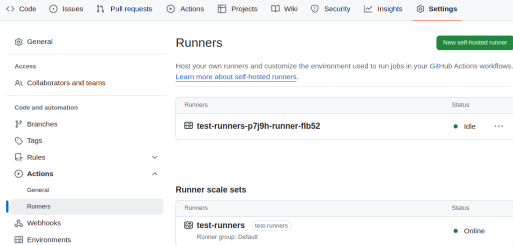 GitHub Actions: running the Actions Runner Controller in Kubernetes