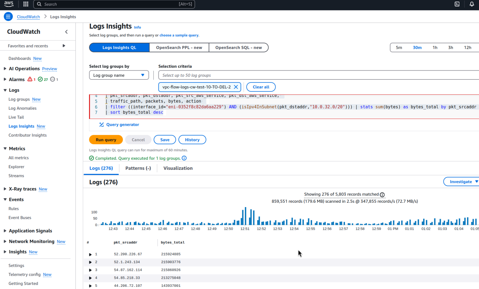 VictoriaLogs: a Grafana dashboard for AWS VPC Flow Logs – migrating ...